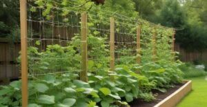10 Ideas for Building Your Own Cucumber Trellis - The Garden Gossip
